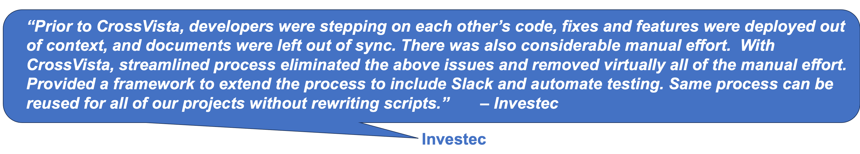 Intelligent Scriptless DevOps: CrossVista